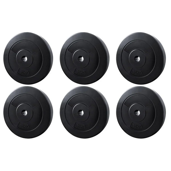 Everfit 60kg Barbell Weight Plates Set Australia – Intermediate Home ...