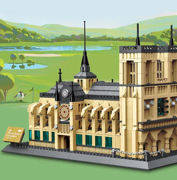 Notre-Dame Cathedral Building Blocks - Gothic Landmark Model – Stacks ...